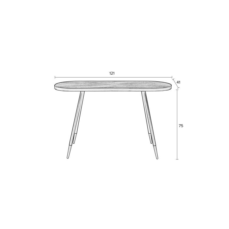 World Menagerie Bronte Console Table & Reviews | Wayfair.co.uk